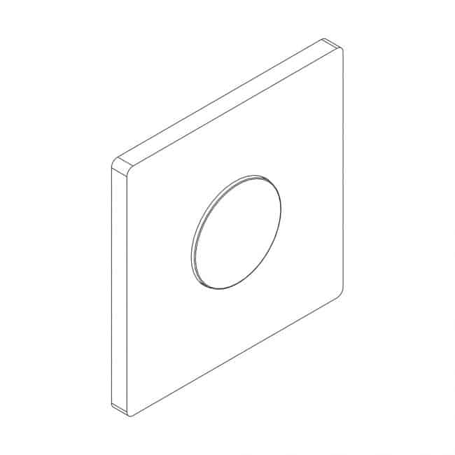 Open/close water push button - Aquaelite